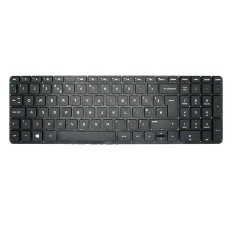 Black Uk Qwerty Keyboard For Hp Pavilion Purple Computer