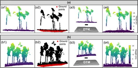 Processing Steps For Point Cloud Height Normalization Using The Sfm And Download Scientific
