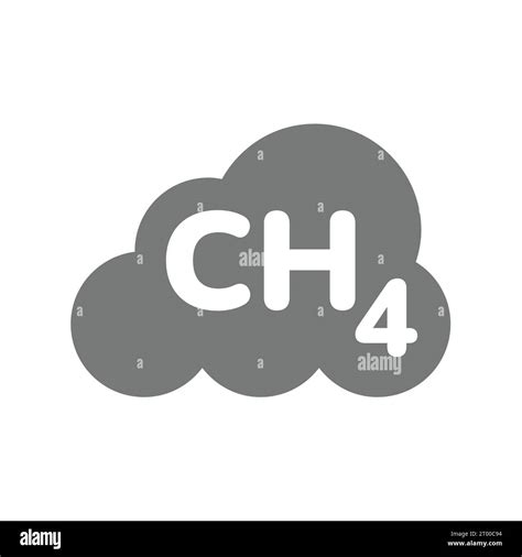 Ch4 Cloud Vector Icon Methane Pollution And Formula Symbol Stock Vector Image And Art Alamy