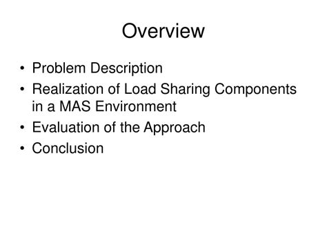 Ppt A Load Sharing Approach Based On Refactoring Of Roles In Multi