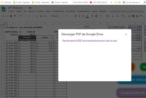 Script GAS Spreadsheet Para Crear Y Abrir Descargar PDF De Drive En Custom Dialog Stack