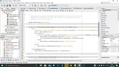 Demo Pemrograman Visual Aplikasi Peminjaman Buku Perpustakaan Berbasis Java Netbeans Youtube