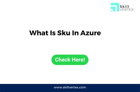 What Is Sku In Azure