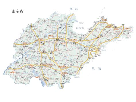 山东省政区地图 山东省地图 地理教师网