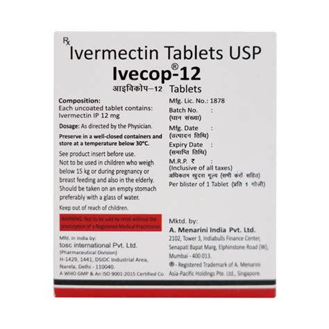 Ivecop 12 Mg Tablet Ivermectin Buy Online In Usa And Canada