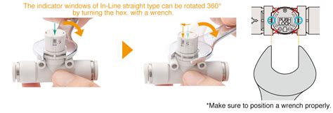 speed controller push lock type with indicator pisco pneumatic equipment