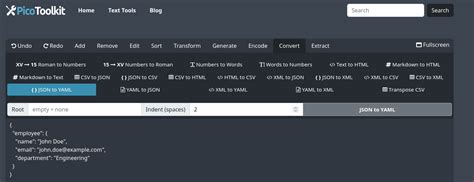Json To Yaml Converter