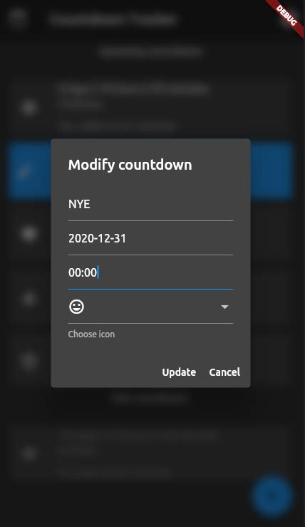 Countdown App For Ios Based On Flutter Free Flutter Source Code