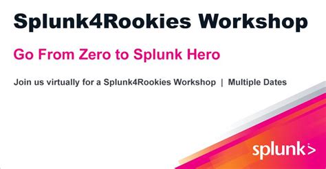 Andrew Wuollet On Linkedin Splunk4rookies Workshop Virtual Event