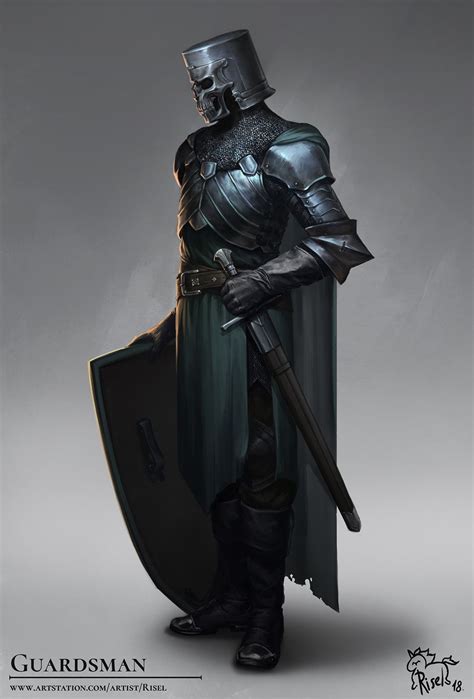 Artstation Guardsman I Nephthyrion Tate S Cavaleiros Medievais