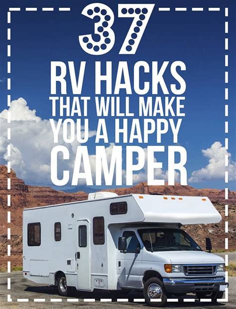 37 RV Hacks That Will Make You A Happy Camper Rv Hacks Camping Trailer Rv