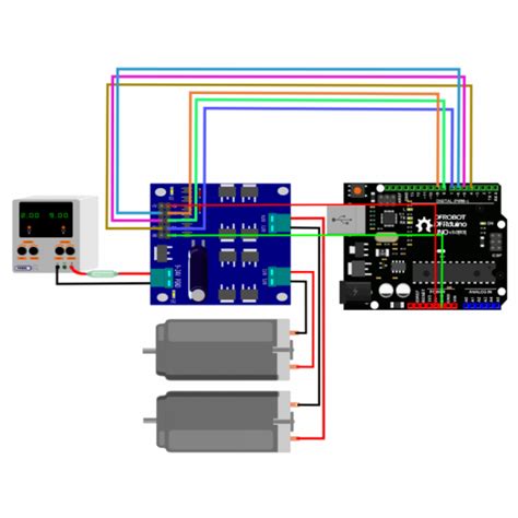 Dfrobot 2x7a Dc Motor Driver For Arduino 7 24vdc Input Pwm Control