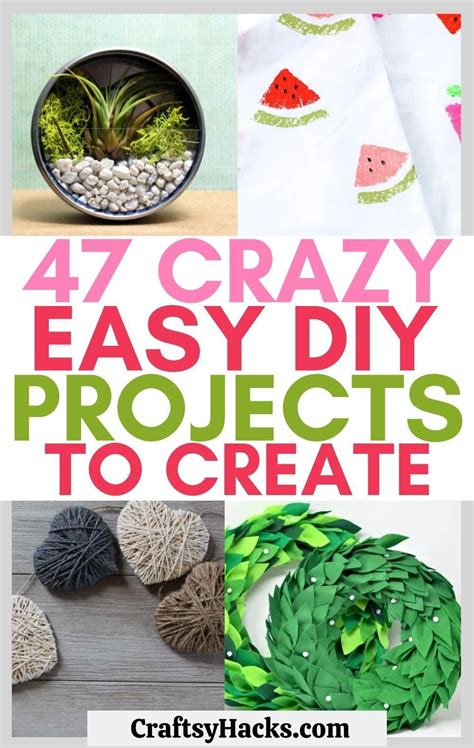 47 Diy Projects That Are Easy And Crazy Fun To Make Artofit