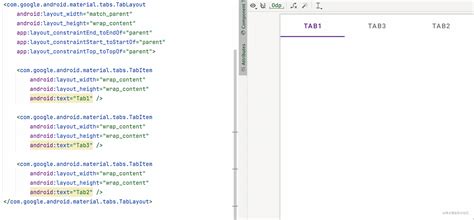Android Tablayout 自定义样式及使用详解 张生荣