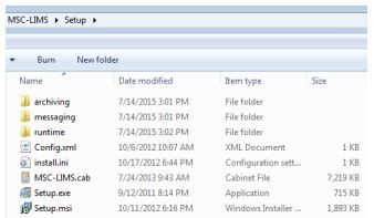 Verify Your Version 4 0 Setup Folder J Street LIMS