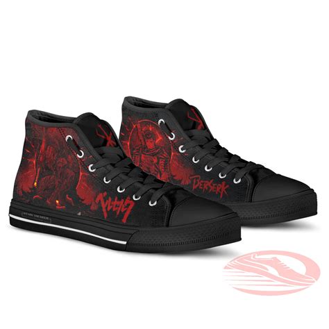 Guts Berserk Custom High Canvas Shoes Otaku Sneakers
