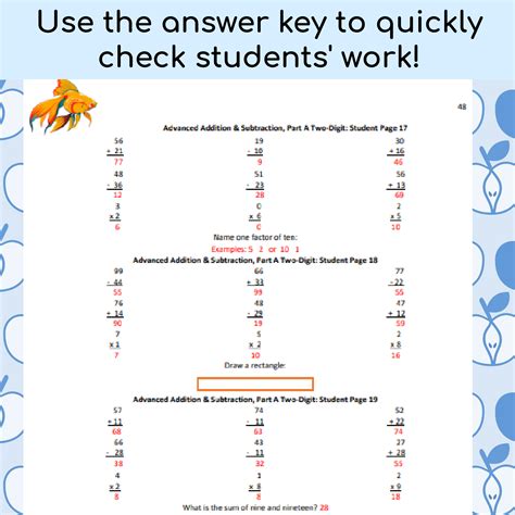 Advanced Addition And Subtraction Intervention Workbook Part A Two Digit With Multiplication