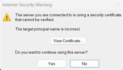 Security Certificate That Cannot Be Verified Microsoft Qanda