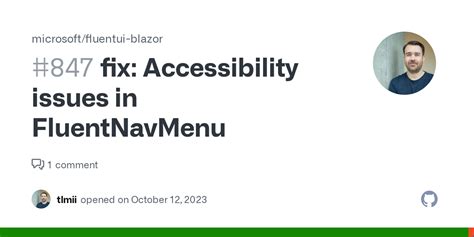 Fix Accessibility Issues In Fluentnavmenu · Issue 847 · Microsoftfluentui Blazor · Github
