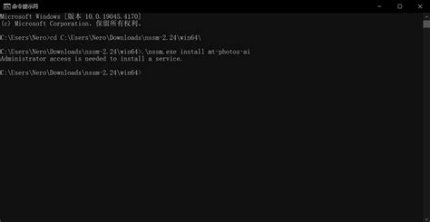 使用nssm注册windows服务