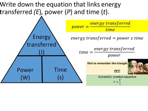 AQA Trilogy Physics Equations Paper Triangles Rearrangements Memory Aids Teaching Resources