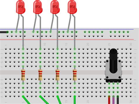 arduino led with variable resister arduino project hub