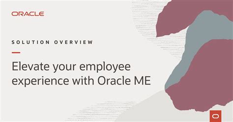 Discover How To Create A Complete And Tailored Employee Experience With Oracle Me Boris C