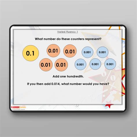 Year 5 Adding Decimals Within 1 Modelling Ppt Resource Classroom Secrets