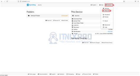 synchronize files between multiple devices using syncthing