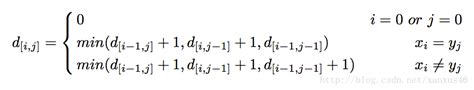C 实现Levenshtein distance最小编辑距离算法 Nullobj 博客园