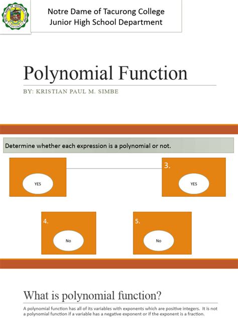 Introduction To Polynomial Pdf Polynomial Mathematics Of Computing