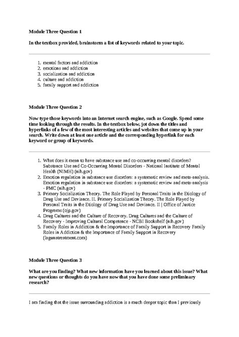 Module 3 Short Answer Module Three Question 1 In The Textbox Provided