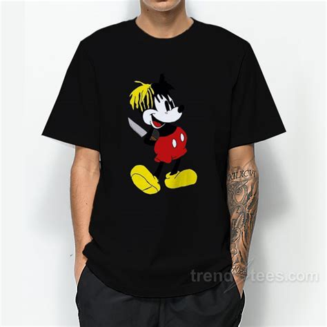 Black Mickey Xxxtentacion T Shirt Custom