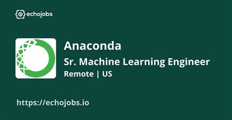 anaconda is hiring sr machine learning engineer remote us canada