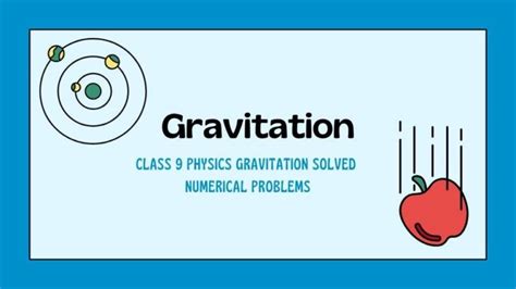 Class 9 Physics Gravitation Solved Numerical Problems