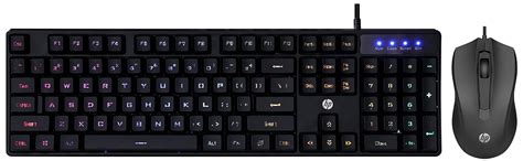 Amazon In Buy HP K Backlit Membrane Wired Gaming Keyboard With Mixed Color Lighting Wired