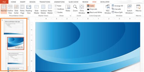 How To Edit The Slide Master Of A Presentation Template Free PowerPoint Templates