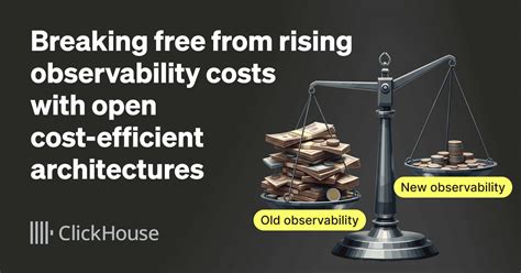 Breaking Free From Rising Observability Costs With Open Cost Efficient Architectures