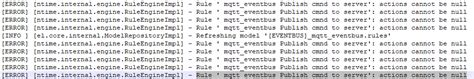 Mqtt Eventbus Actions Cannot Be Null Scripts And Rules Openhab Community