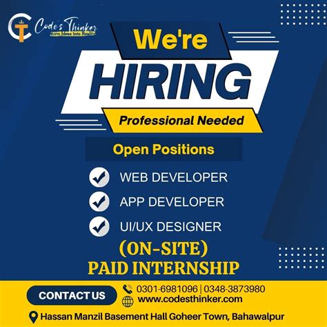 Codes Thinker On Linkedin Hiring Webdeveloper Appdeveloper Figma