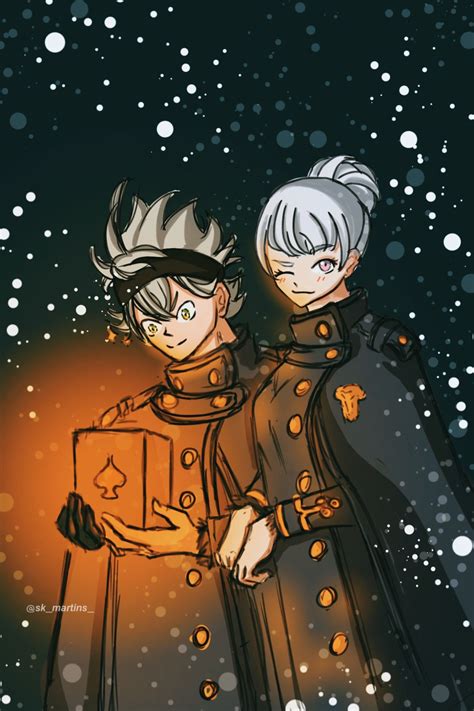 Asta X Noelle Astelle Black Clover Casais Bonitos De Anime Casais De Anime Guerreiro Anime