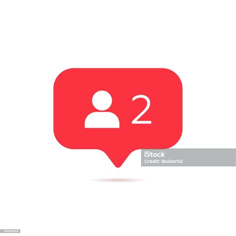 소셜 미디어 팔로워 알림 아이콘입니다 웹 사이트 모바일 앱 Ui에 대한 사용자 단추 기호 기호 따르기 소셜 미디어 팔로워에 대한 스톡 벡터 아트 및 기타 이미지 Istock