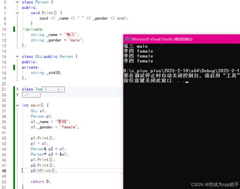 Cpp中的继承cpp类的继承 Csdn博客