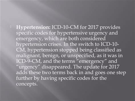 Hypertension Coding Icd 10 Cm Coding Medesun Ppt Heart And Cardiovascular Diseases
