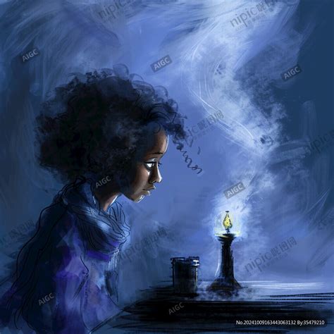 Ai创作图数字肖像插画 女孩决意装饰画 灯影子人物 女王插画 皇后插画 数字油画插画 手绘提灯美女 许愿少女绘画 关在灯光里的女孩 数字油画插画设计 概念概念海报 非裔美国人艺术 魔法师插画
