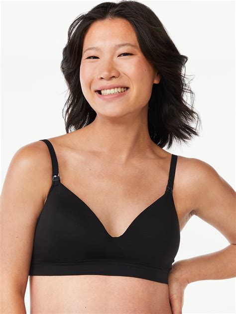 joyspun women s maternity seamless nursing bra with flex panel sizes s to 3x