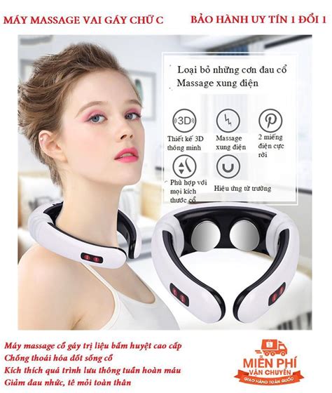 Máy Masage Cổ 3d Thông Minh Máy Mát Xa Nhật Bản Máy Mát Xa Giá Rẻ