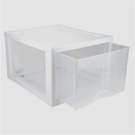 Sterilite 16 Pack White Stackable Storage Multiple Storage Drawers 10