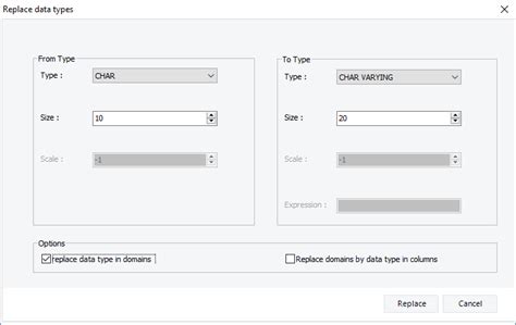 Replacing Data Types Docs For Erbuilder 7 0