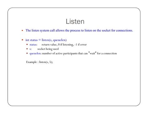 Socketprogramming Tcp And Udp Overviewpdf Computer Networking